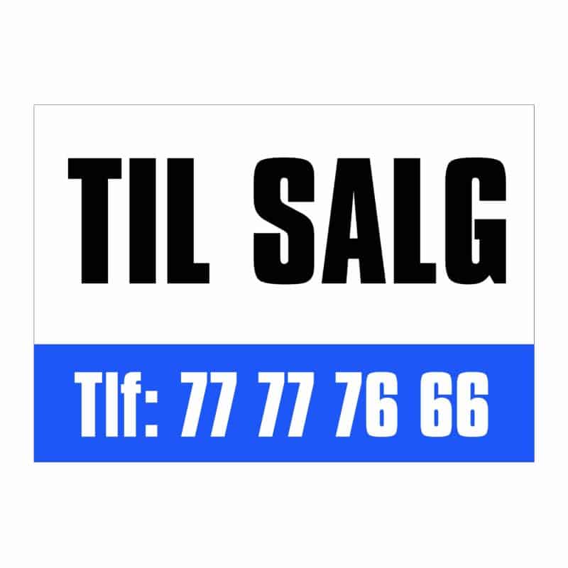 TIL SALG skilt – Dit Print